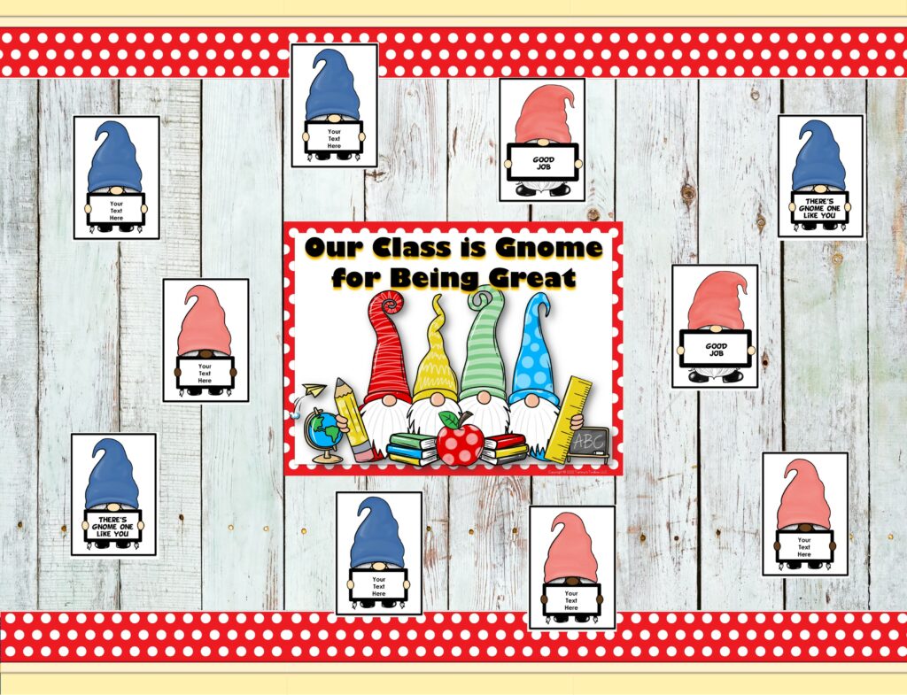 Gnome Theme Classroom Decor Set | Made By Teachers