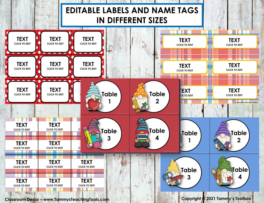 Gnome Theme Classroom Decor Set | Made By Teachers