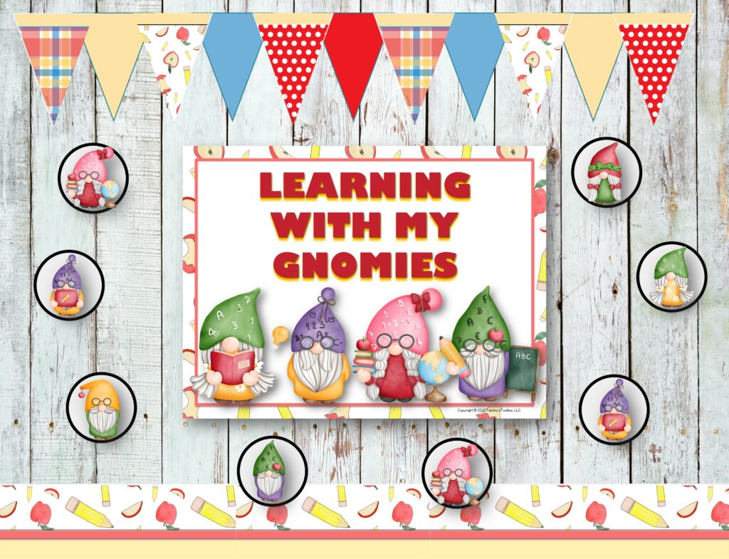 Classroom Decor Bundle in Gnomes Theme Editable - Made By Teachers