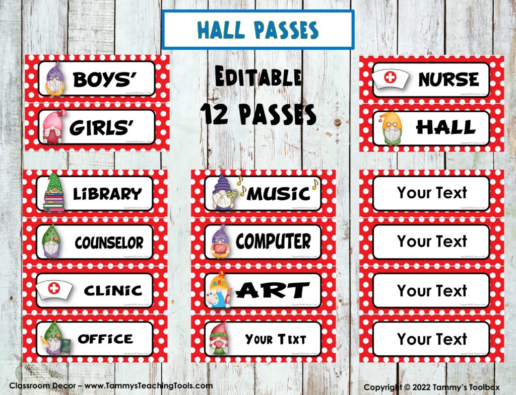 Classroom Decor Bundle in Gnomes Theme Editable - Made By Teachers