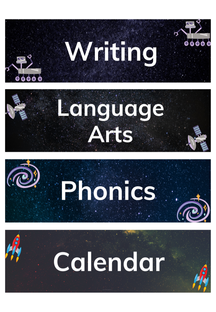 Schedule Card Labels and Daily Agenda Reminders Classroom Display Space ...