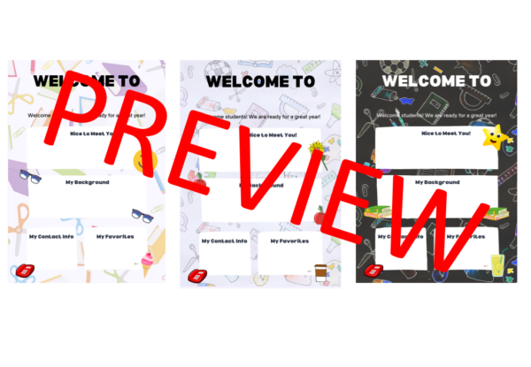 Editable Meet The Teacher Template School Theme - Made By Teachers