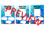 Editable Meet The Teacher Template Ocean Theme - Made By Teachers