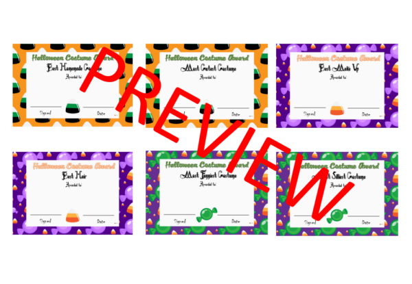 Halloween Costume Awards | Made By Teachers