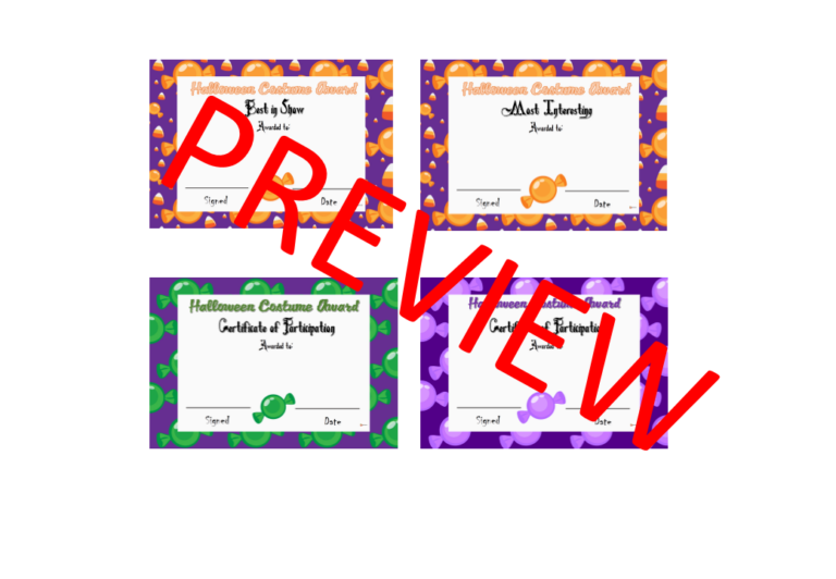 Halloween Costume Awards | Made By Teachers