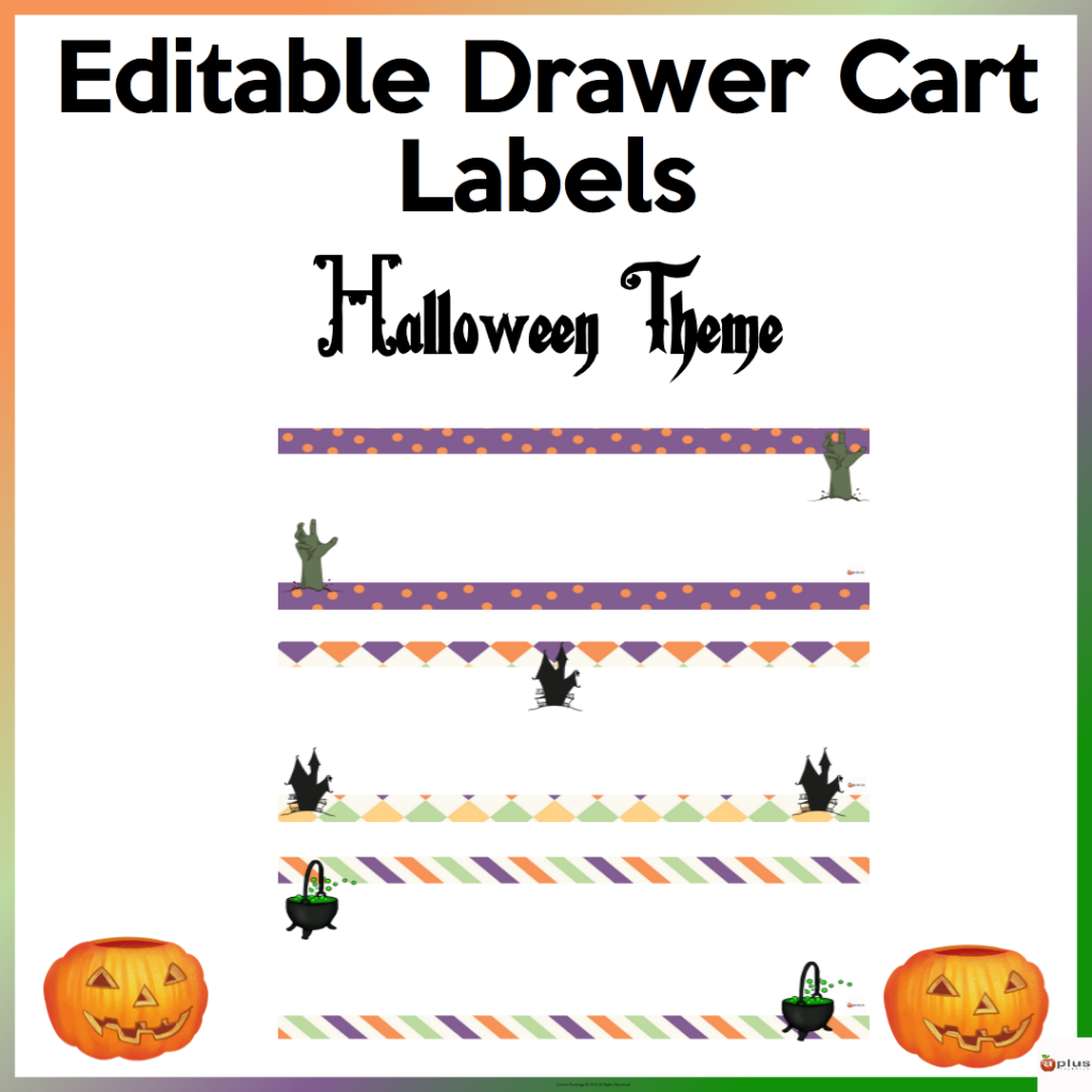 Editable Name Tags, Labels, and Costume Awards Halloween Theme | Made ...