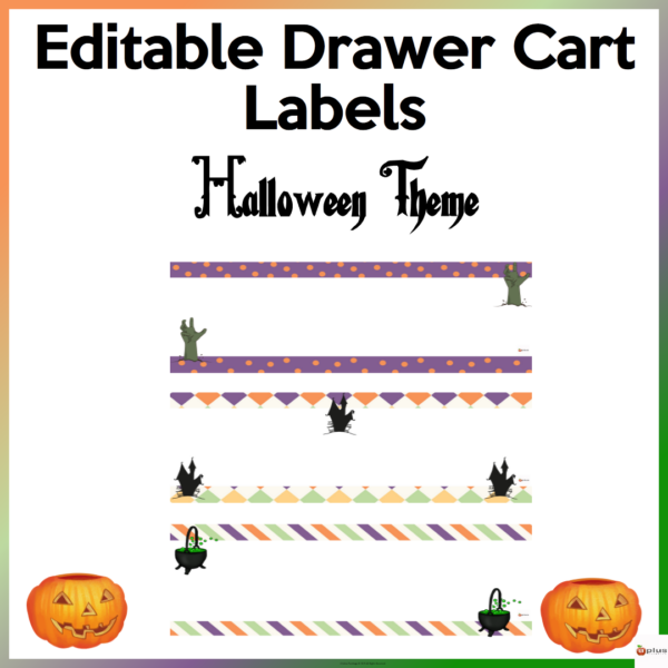 Editable Name Tags and Labels Halloween Theme Bundle | Made By Teachers