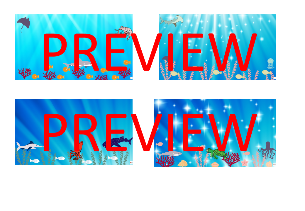 Virtual Classroom Template Ocean Background - Made By Teachers