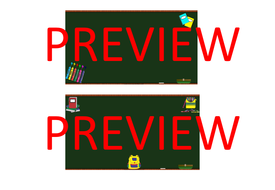 Virtual Classroom Template Chalkboard Background | Made By Teachers