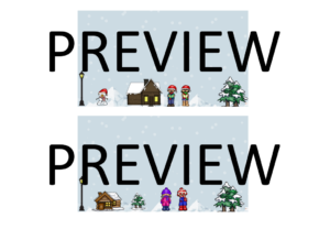 Virtual Classroom Template Winter Background | Made By Teachers