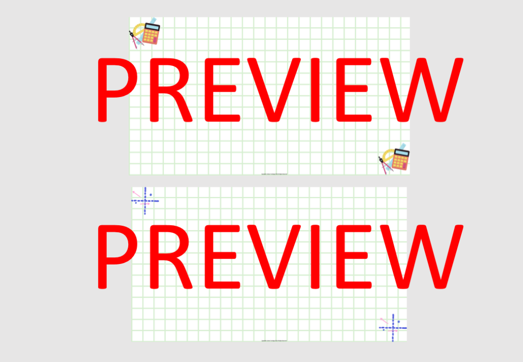 Virtual Classroom Template Math Background | Made By Teachers