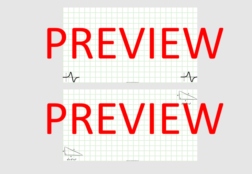 Virtual Classroom Template Math Background | Made By Teachers