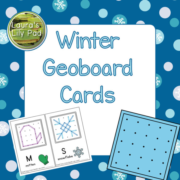 Winter Geoboard Cards - Made By Teachers
