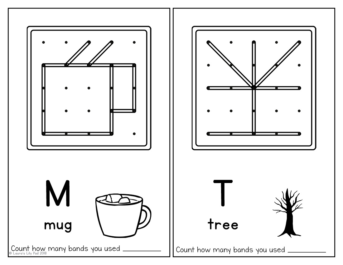 Winter Geoboard Cards | Made By Teachers
