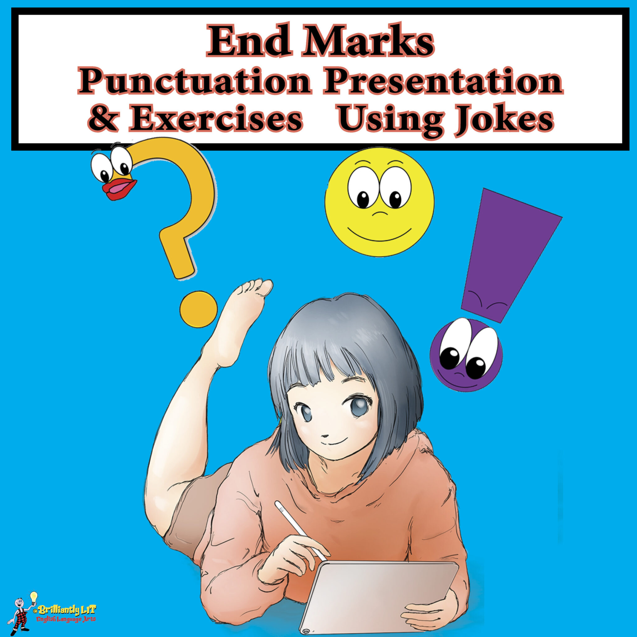 END MARKS PUNCTUATION PRESENTATION AND EXERCISES USING JOKES | Made By ...