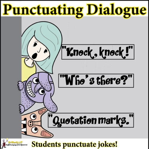 DIALOGUE PUNCTUATION PRESENTATION AND EXERCISES USING JOKES - Made By ...