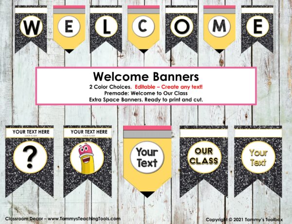 Pencil Theme Classroom Decor - Made By Teachers