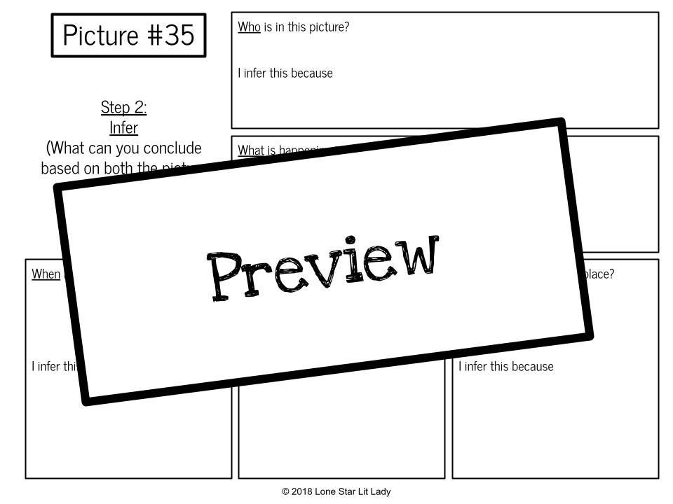 Picture Inference of the Week - Set 2 | Made By Teachers