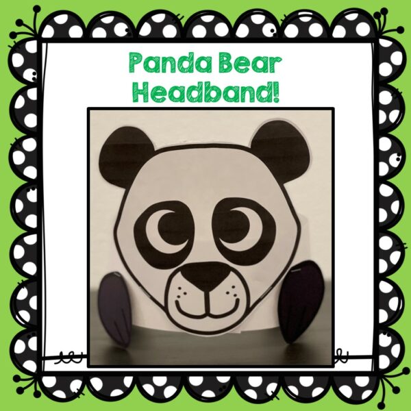 Panda Bear Craft, Panda Headband | Made By Teachers