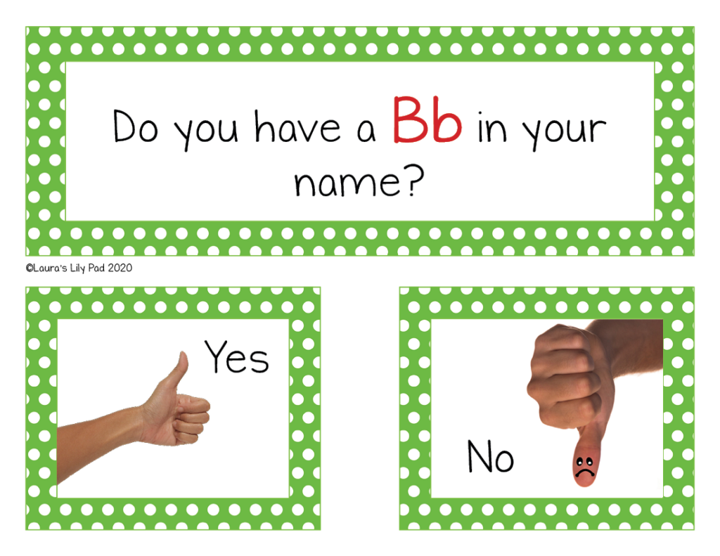 Alphabet Question of the Day - Made By Teachers