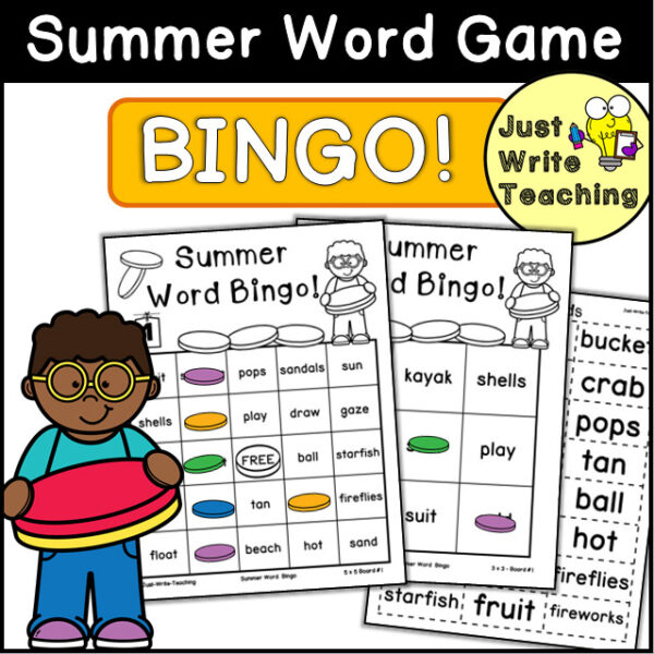Summer Word Bingo Game - Made By Teachers