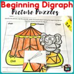 Beginning Digraph Picture Puzzles | Digraphs activities | Made By Teachers