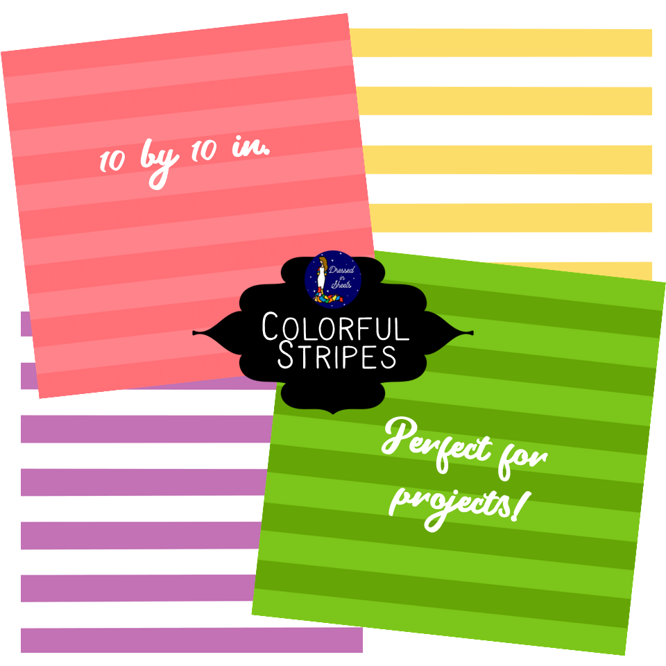 Colorful Stripes Clip Art | Made By Teachers