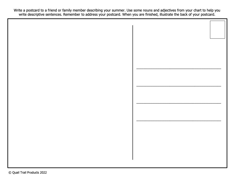 Summer Descriptive Writing Activities | Made By Teachers