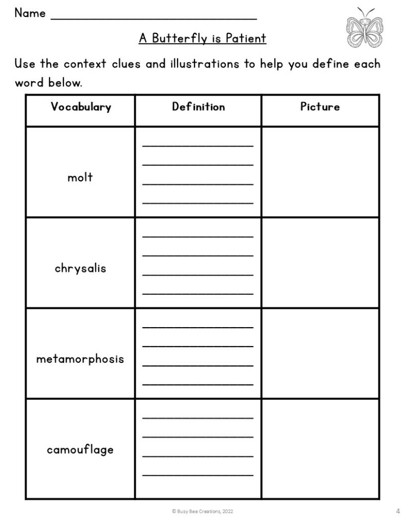 A Butterfly is Patient Story Resource | Made By Teachers