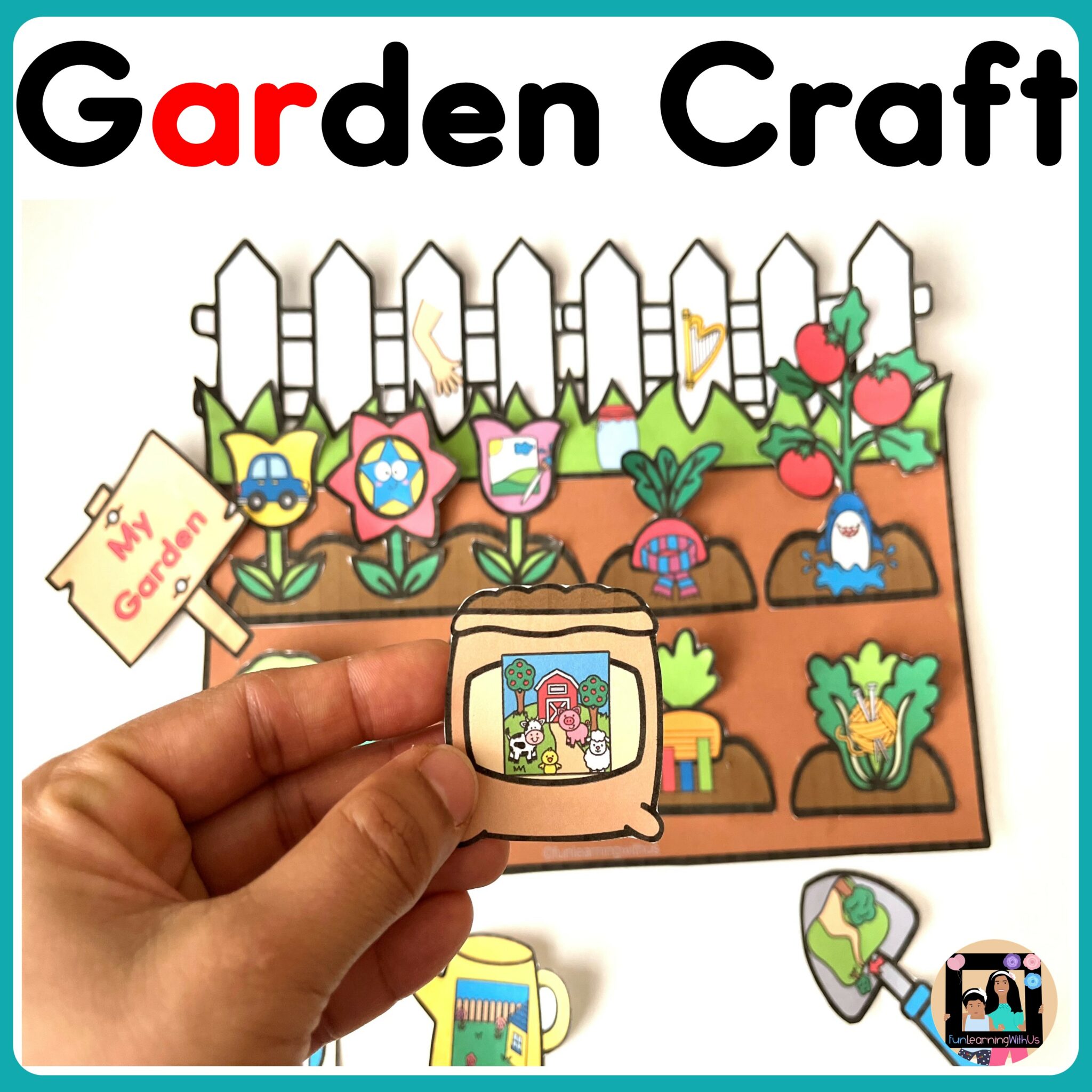Ar Controlled Vowels Craft | Bossy R Garden Craft | Made By Teachers