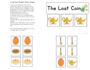 Lost Coin Parable Pocket Chart Game | Made By Teachers