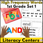 Benchmark Advance High Frequency Word Activities | 1st Grade Unit 1 ...