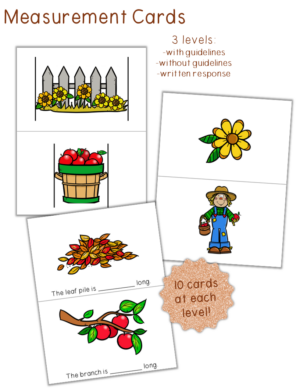 Fall Task Boxes for September - Language, Math, Fine Motor Task Cards ...