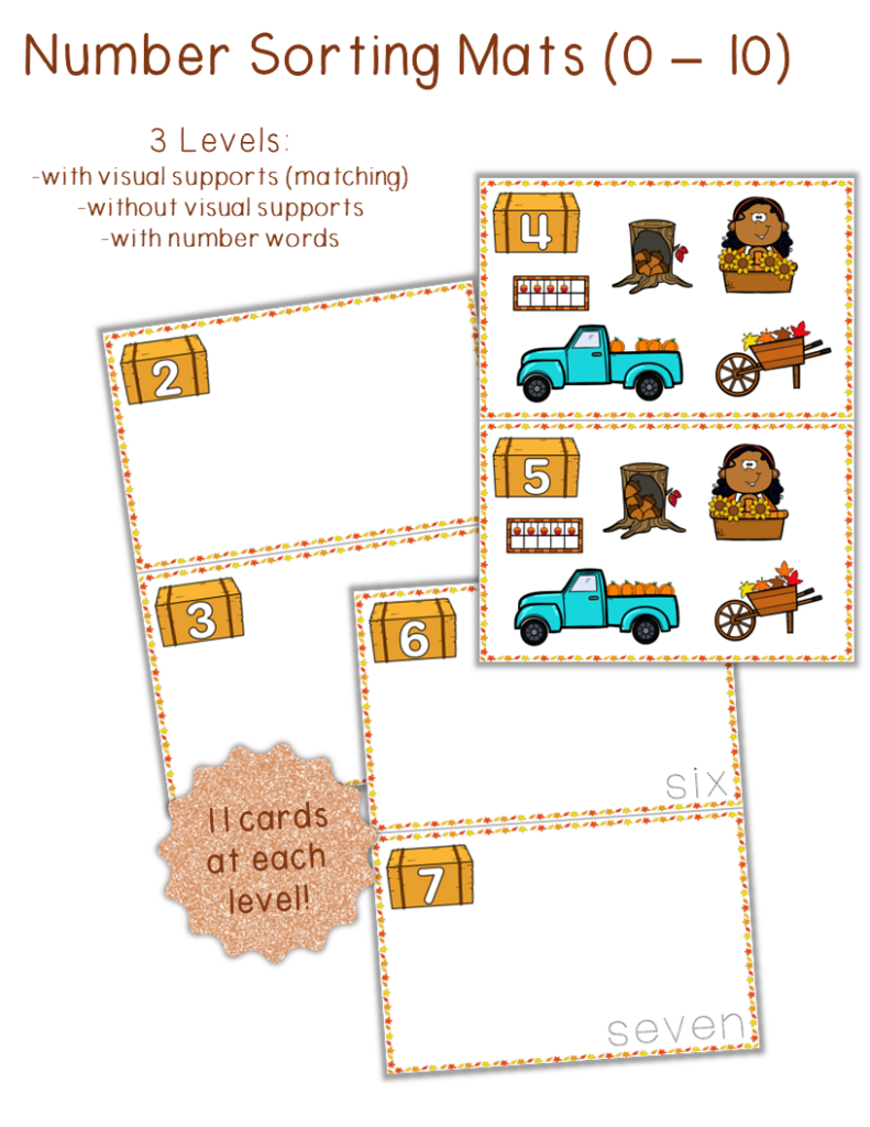 Fall Task Boxes for September - Language, Math, Fine Motor Task Cards ...