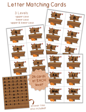 Fall Task Boxes for September - Language, Math, Fine Motor Task Cards ...