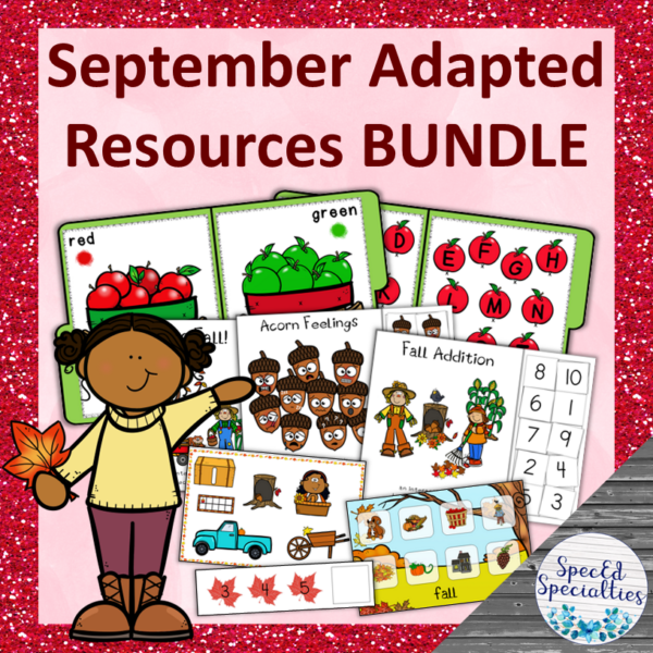 Fall Adapted Resources for Special Education in September BUNDLE | Made ...