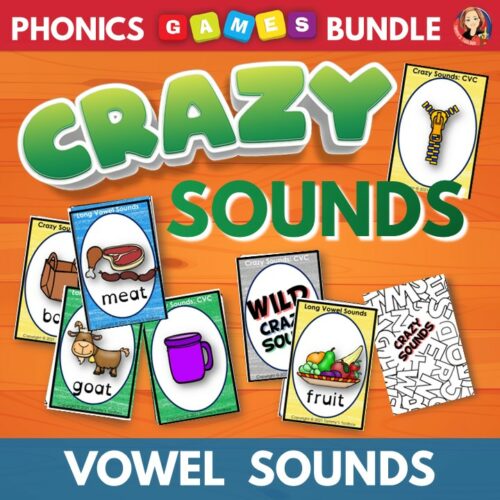 Long and Short Vowel Sounds Game Bundle - Made By Teachers