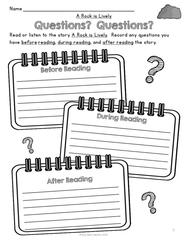 A Rock is Lively Story Resource - Made By Teachers