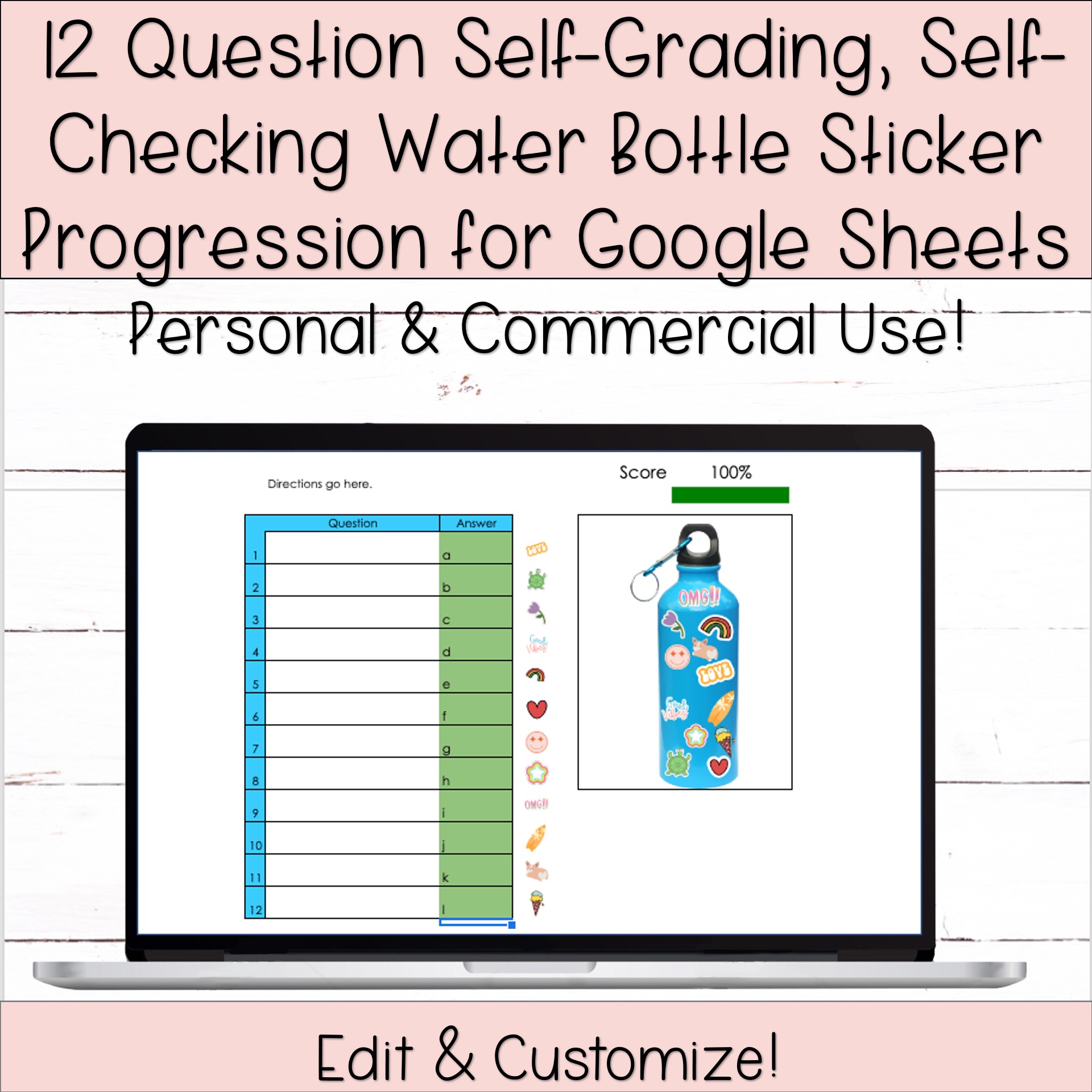 Complementary & Supplementary Angles Self-Checking Digital Activity ...