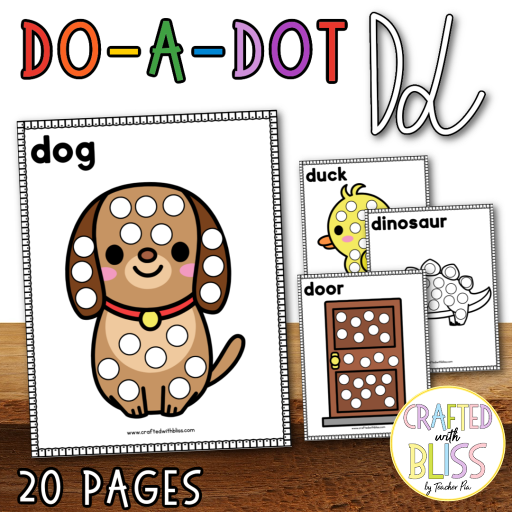 500+ Pages Alphabet Dot Markers Mega Bundle Do-A-Dot (Preschool, Sped ...