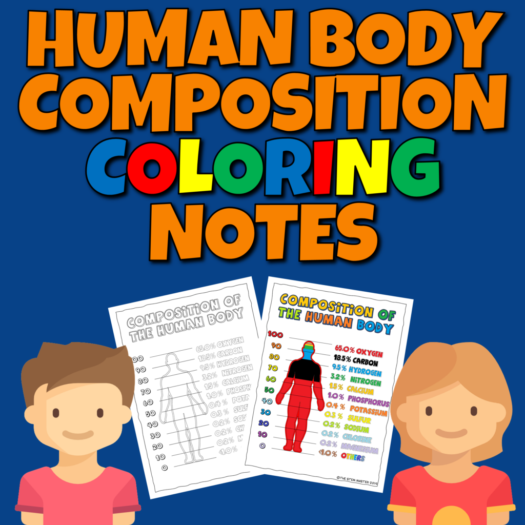 Elements in the Human Body Coloring Notes - Made By Teachers