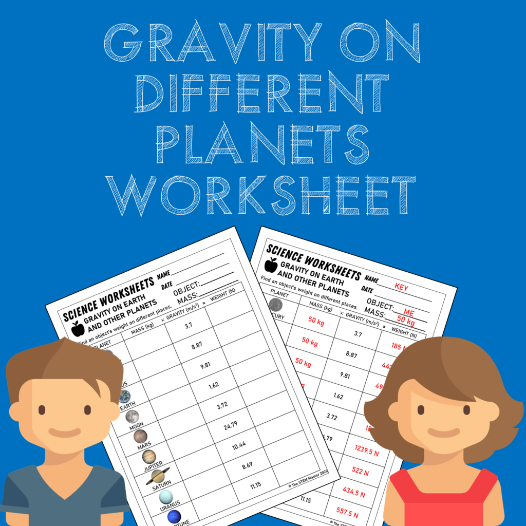 Gravity on Different Planets Worksheet - Made By Teachers