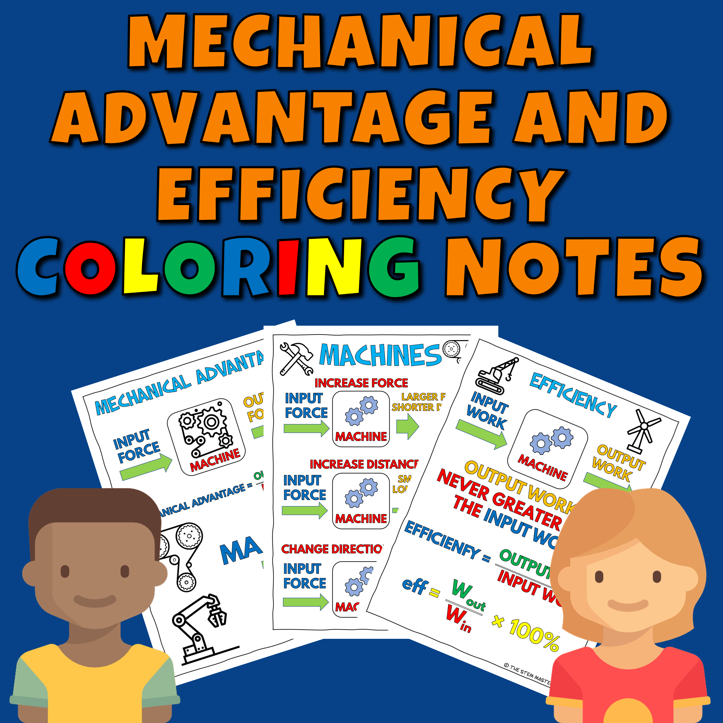 Potential Energy Coloring Pages