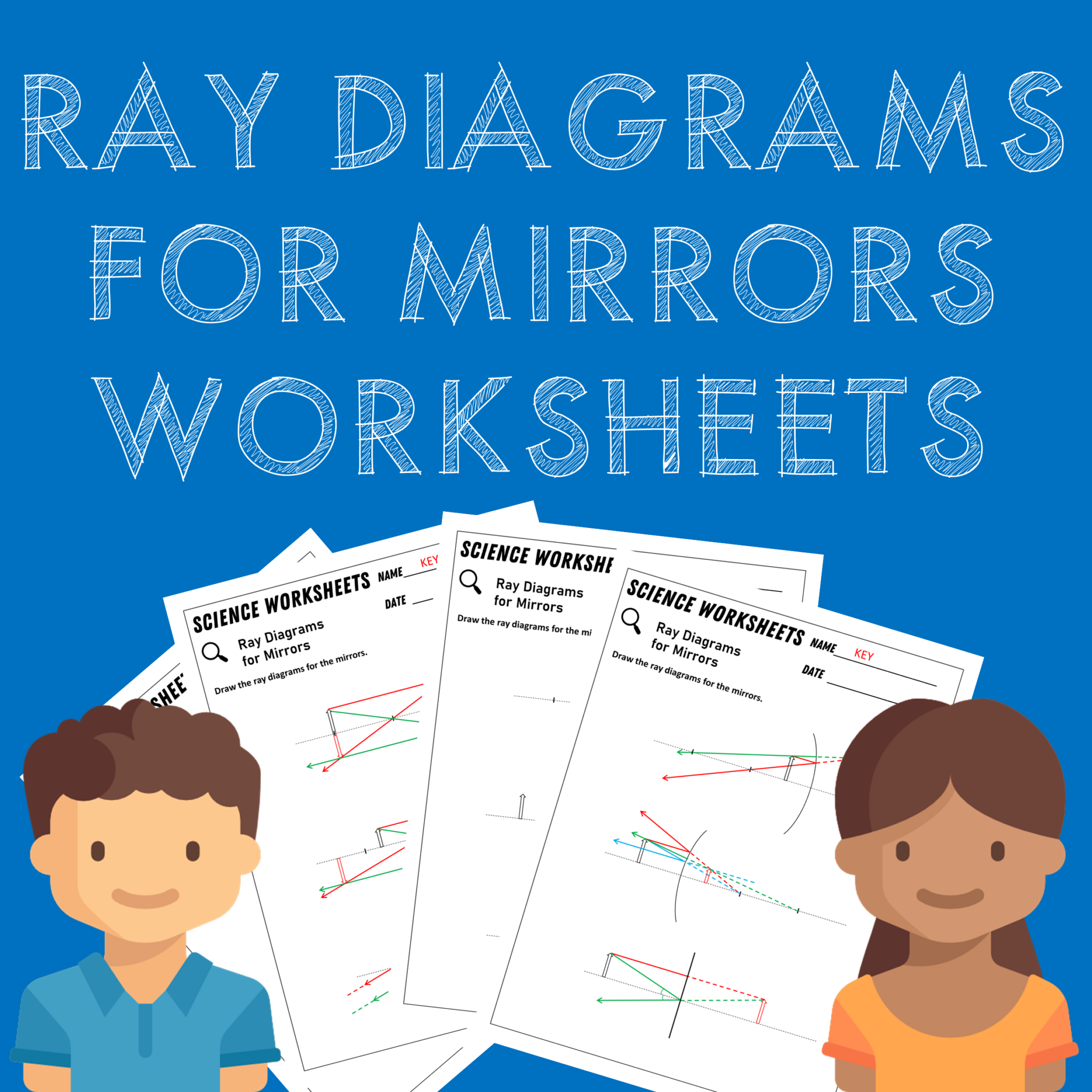 Ray Diagrams for Mirrors Worksheets | Made By Teachers