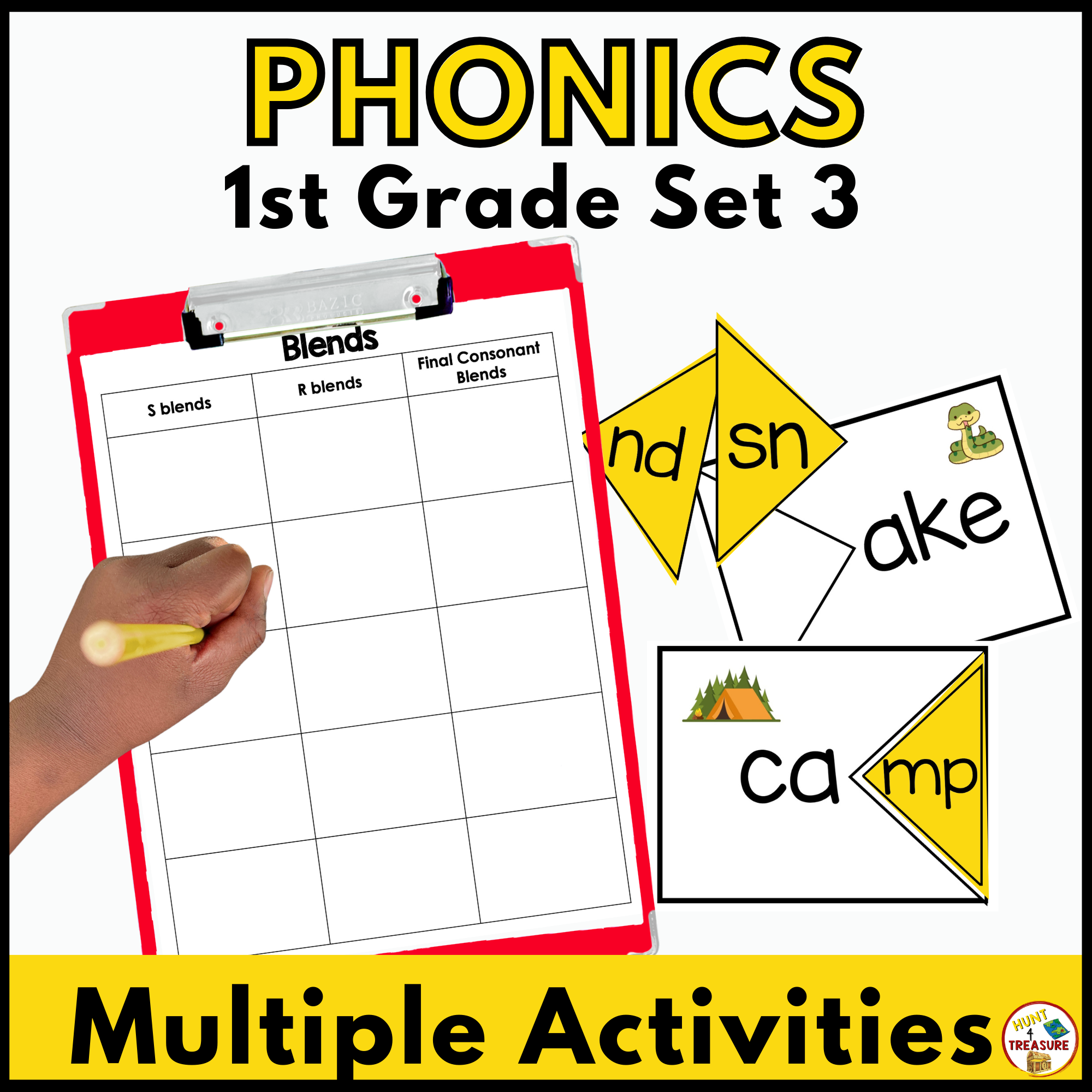 Benchmark Advance Phonics Anchor Charts & Activities | 1st Grade Unit 3 ...