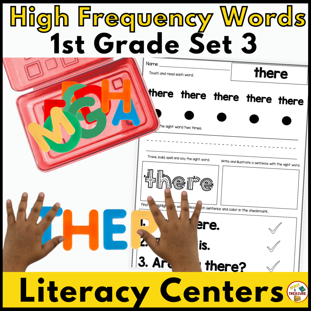 Benchmark Advance High Frequency Word Activities | 1st Grade Unit 3 ...