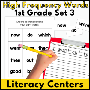 Benchmark Advance High Frequency Word Activities | 1st Grade Unit 3 ...