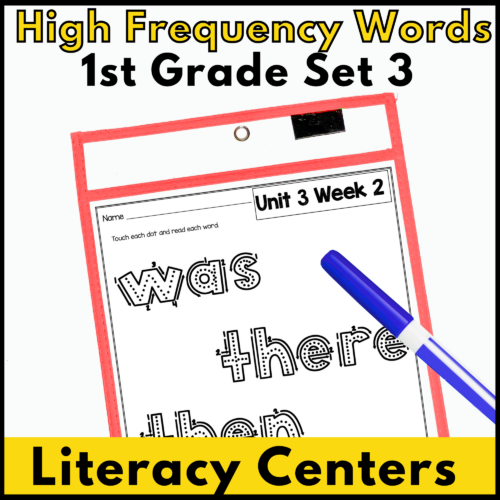 Benchmark Advance High Frequency Word Activities | 1st Grade Unit 3 ...