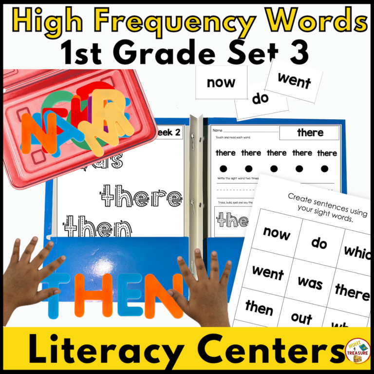 Benchmark Advance High Frequency Word Activities | 1st Grade Unit 3 ...