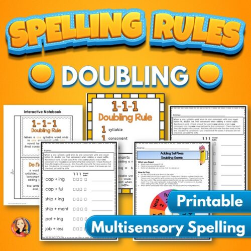 Doubling Spelling Rule Activities | Made By Teachers